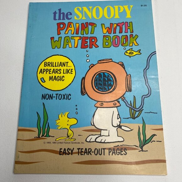 Peanuts | Toys | Vintage 965 Peanuts The Snoopy Paint With Water ...